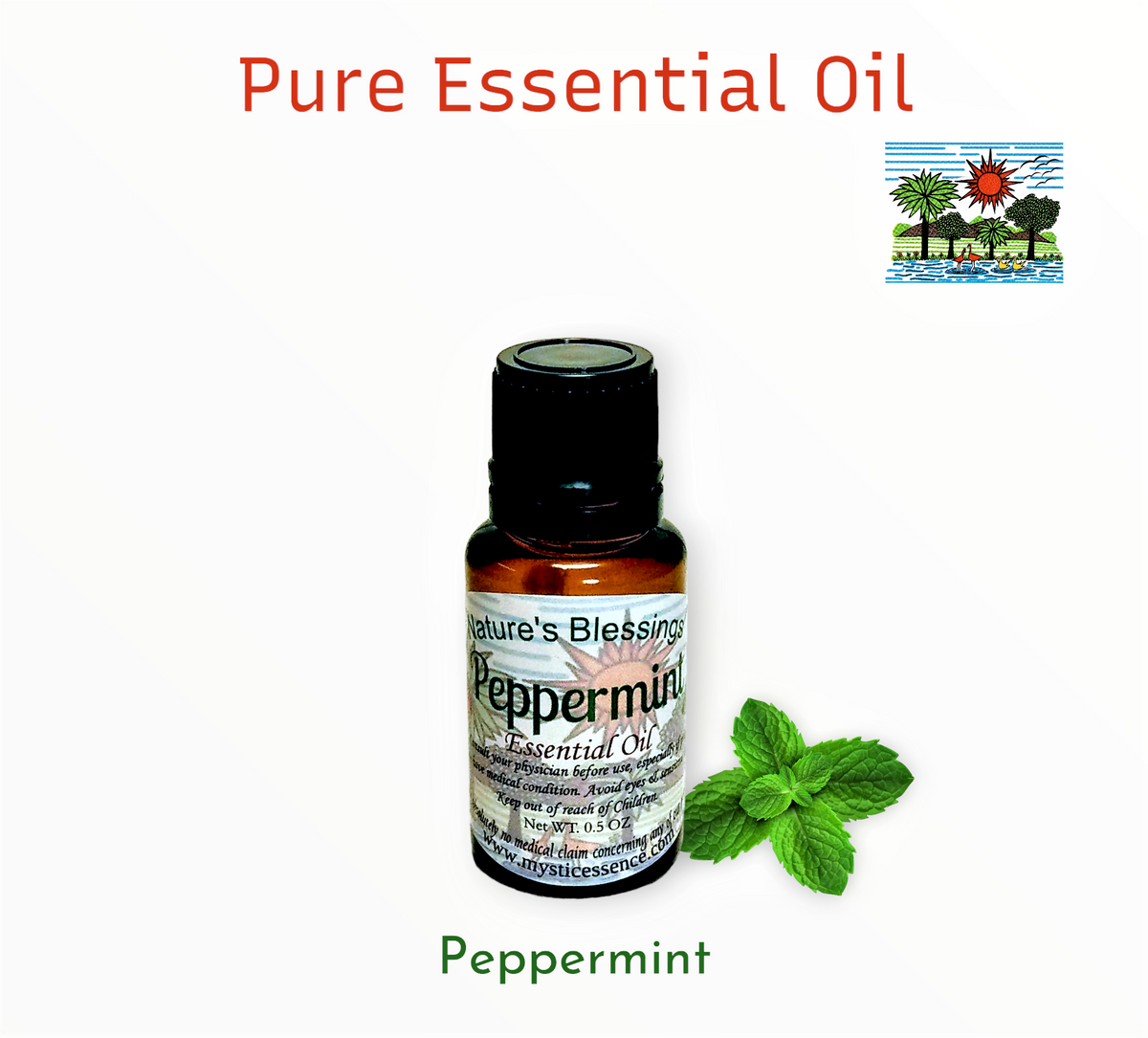 Pure Peppermint Essential Oil – Mystic Essence